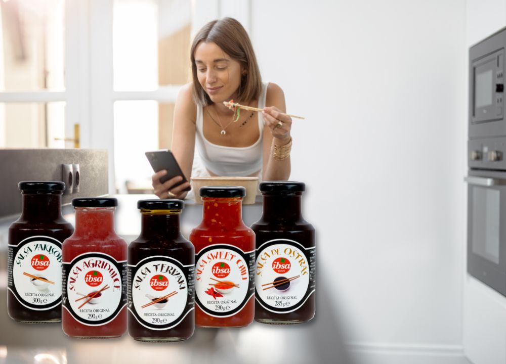 Las salsas asiáticas que ofrece IBSA para cocinar distintas recetas - IBSA