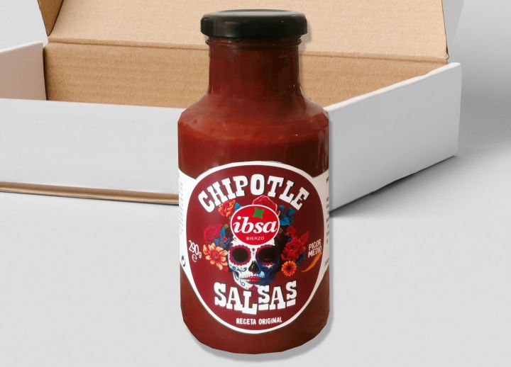 LOTE DE SALSA CHIPOTLE 275 GR. 12 UNIDADES - IBSA