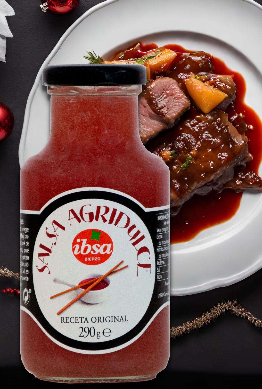 Ternera Asada con Boniato y Salsa Agridulce - IBSA